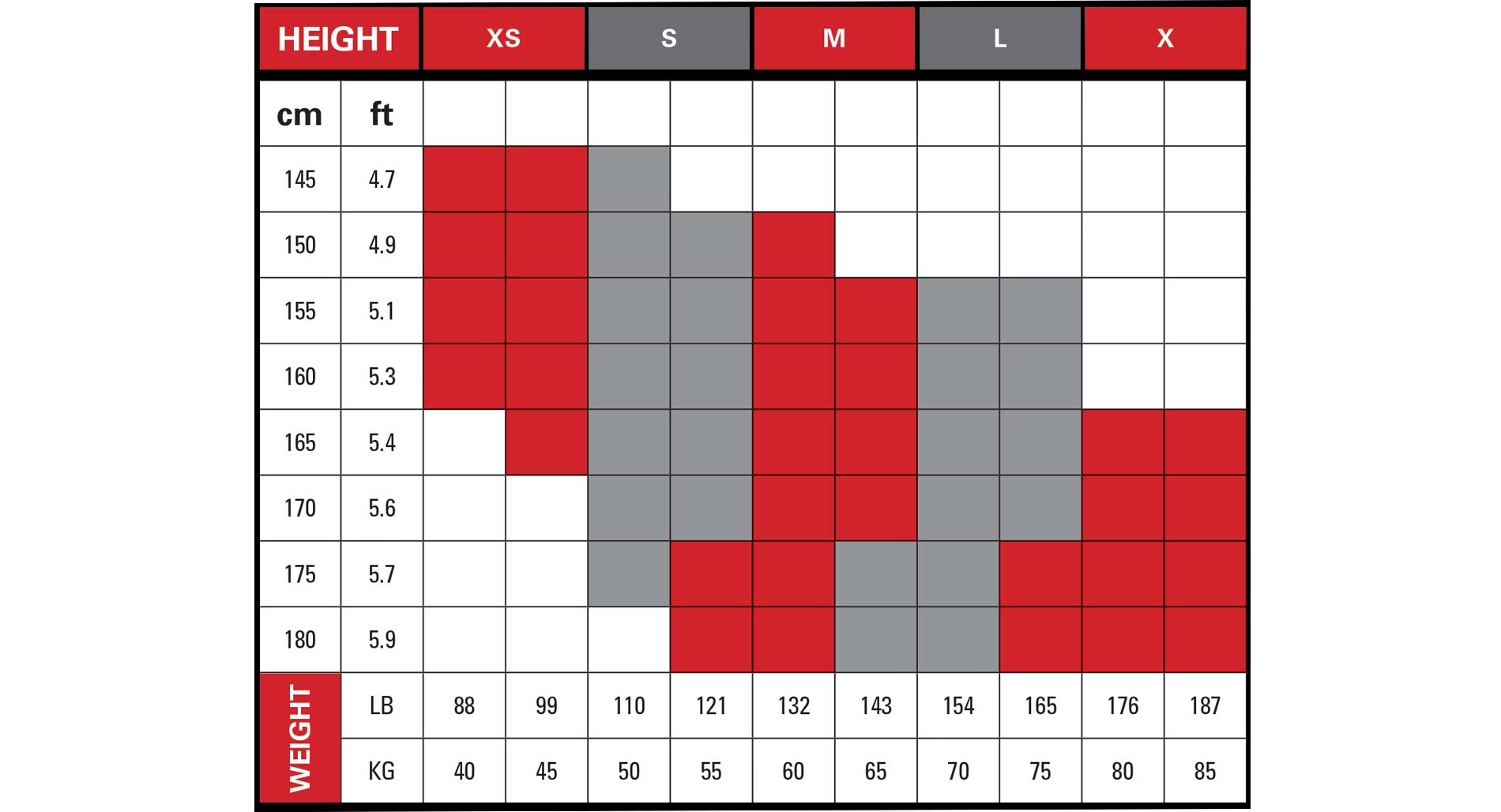 Size Guide | Racing Spirit US